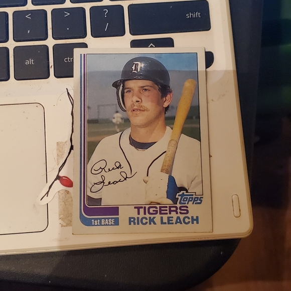 Other | Rick Leach Baseball Card | Poshmark